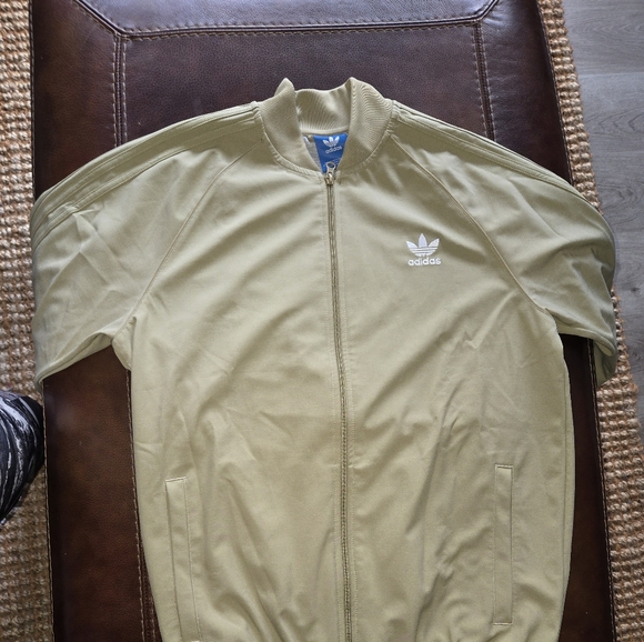 adidas | Jackets & Coats | Adidas Mens Olive Jacket | Poshmark